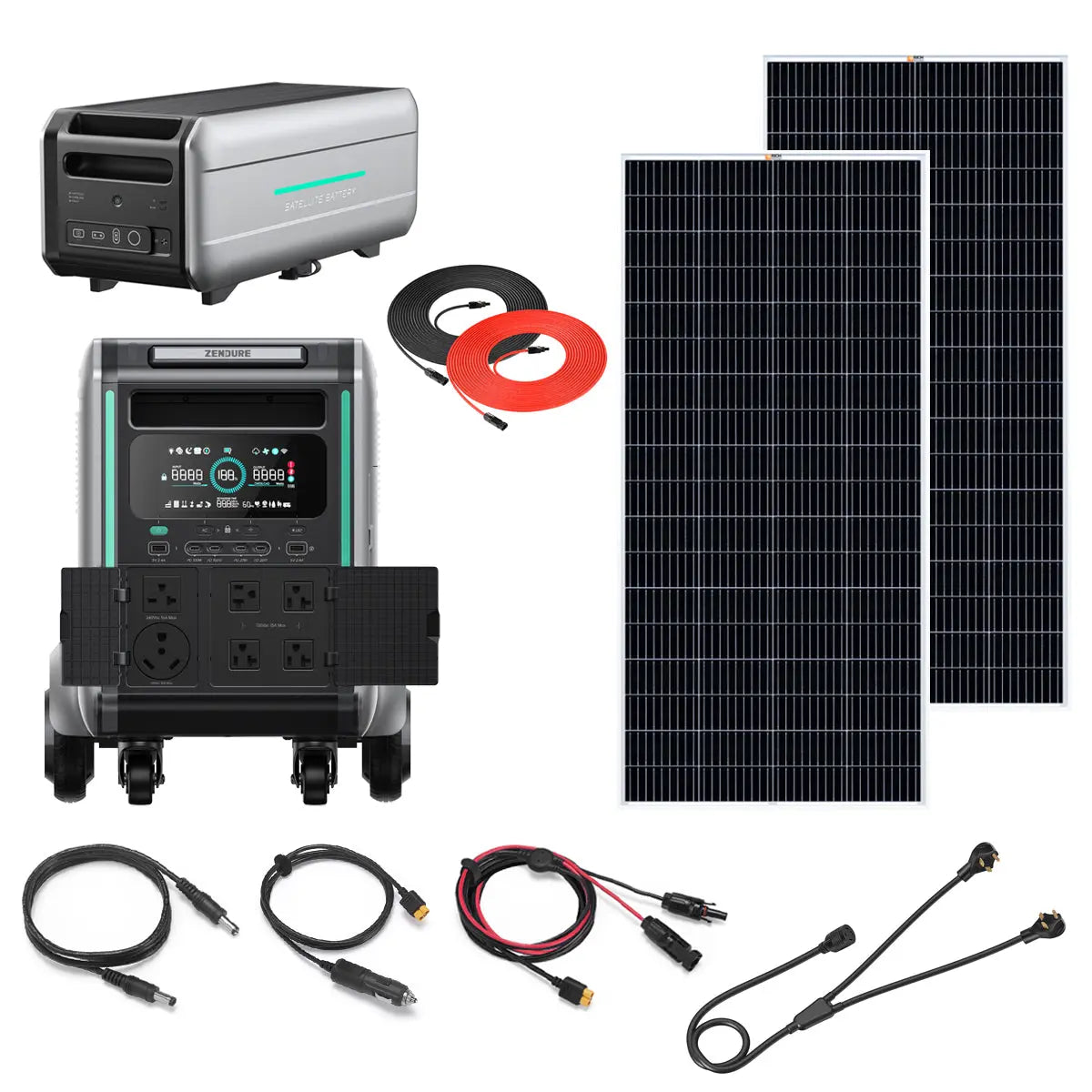 Zendure SuperBase V6400 3,600W 120/240V Power Station Kit | 12.8kWh ...