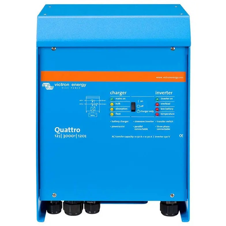 Victron Quattro 3000/12/120-50/50 230V VE.Bus at Generation Eco Store